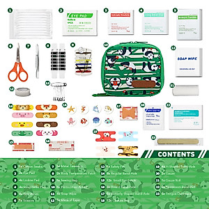 Kitgo First Aid Kit Include 140 Pcs Medical Supplies, Comprehensive Trauma Kit Gift for Mother,Home,Doctors, Nursing Students, Friend, Travelers, Driver (Large 140 Pcs)