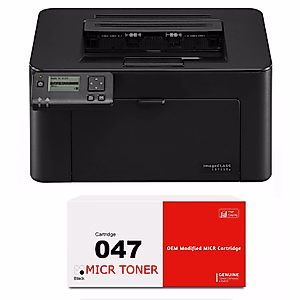 RT LBP113w imageCLASS Wireless Check Printer Bundle with 1 OEM Modified 047 MICR Toner Cartridge for Printing Checks (2 Items)