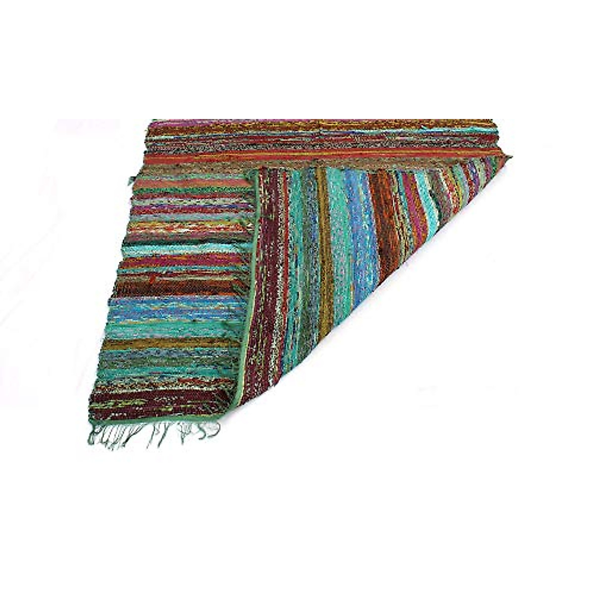 Handmade Braided Chindi Rug, Rag Rug, Area Rug, Carpet Rug, Runner Rug 3x5 Foot, 4x6 Foot, 5x7 Foot (3x5 Foot)