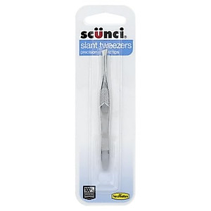 Lil' Drugstore Products Slant Tweezers, 1-Count Packages (Pack of 12)