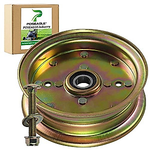 POSEAGLE 539132728 Idler Pulley Replaces Husqvarna 539132728 Husqvarna Idler Pulley, 589766102 Pulley, 589766101, 539112196 for Husqvarna MZ52 MZ54 MZ61 MZ6128 RZ4623 RZ46I YTH22v42LS Z246 Decks