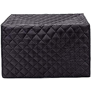 Convection Toaster Oven Cover,Smart Oven Dustproof Cover Large Size Cotton Quilted Kitchen Appliance Protector Storage Bag With 2 Accessary Pockets, Machine Washable CYFC40(only Cover)