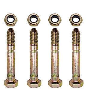 Missiscily 4-Pack 53200500 532005 Shear Pins Bolts and Nuts for Ariens 05907100 51001600 ST524 ST624 ST724 Snow Thrower