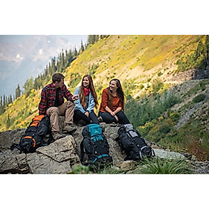 TETON 65L Scout Internal Frame Backpack for Hiking, Camping, Backpacking, Rain Cover Included