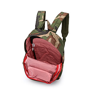 Herschel Pop Quiz Backpack, Woodland Camo/Multi Zip, Classic 22L