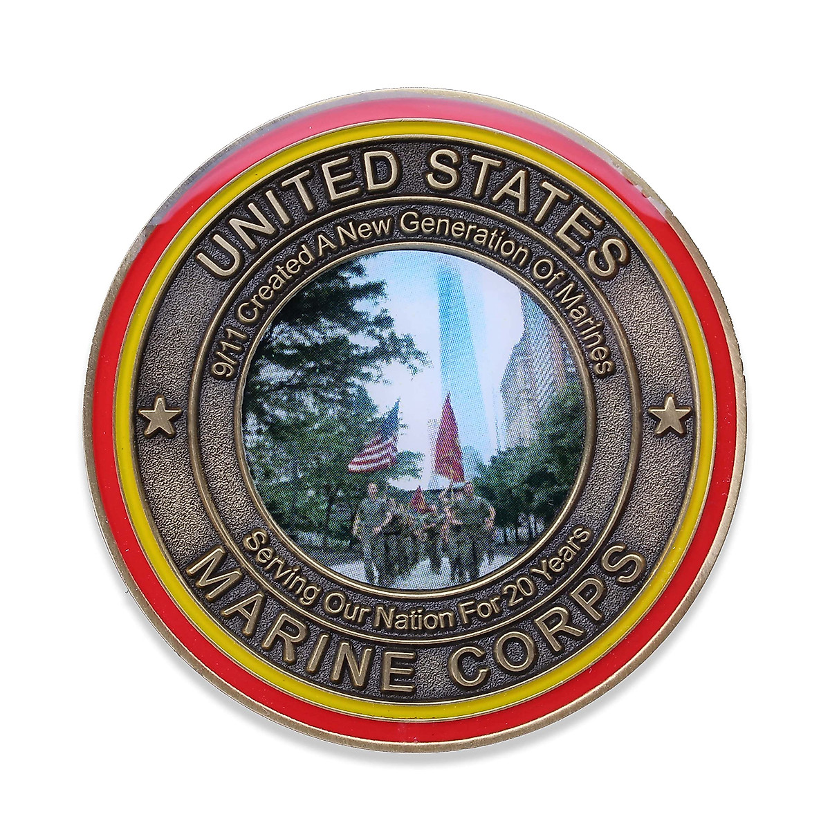 2021 Marine Corps Birthday Ball Challenge Coin! 9-11 Tribute USMC Bday Custom Coin! Designed for Marines by Marines Semper Fi. Officially Licensed Coin!