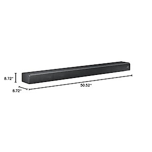 SAMSUNG 3.0 Sound+ Premium Soundbar HW-MS650/ZA with Built-In Subwoofer, Works with Alexa, Wide-Range Tweeter, 4K Pass-Through with HDR, Multiroom Compatible, Bluetooth Compatible, 450-Watts, Black