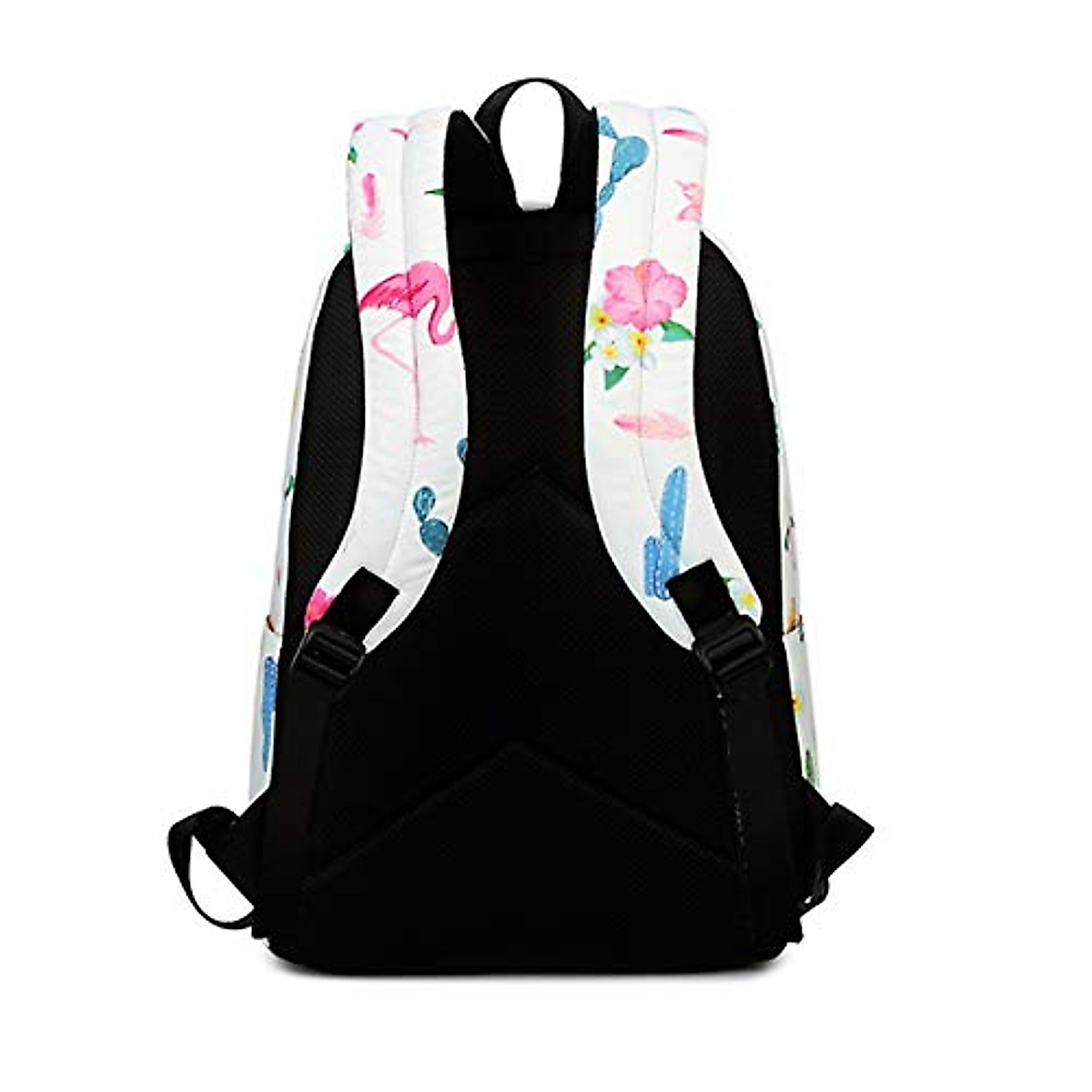 Joymoze Waterproof Cute School Backpack for Boys and Girls Lightweight Chic Prints Bookbag Flamingo