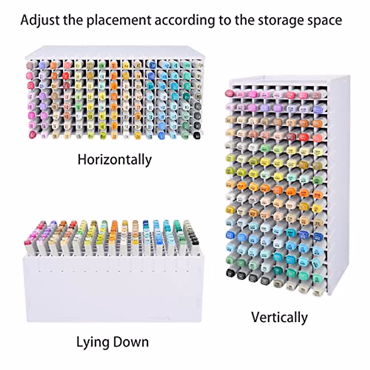 120 Marker Storage Rack & Organizer | Pen & Brush Holder