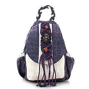 Eshow Women Backpack Ladies Rucksack Chest Bag Canvas Shoulder Bags Anti-Theft Crossbody Bag for Women Girl’s Multifunctional Oxford Fashion Daypack Handbag
