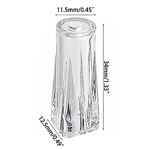 Lerpwige 10pcs Plastic Cord Window Blind Cord Knobs Drops Pull End for Roman Shades Curtain Crafts Drawstring Tassels Pull Cord for Blinds