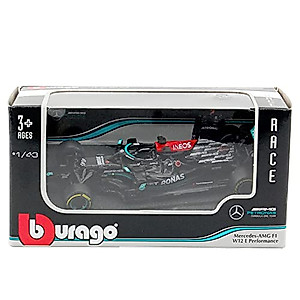 Bburago Mercedes-AMG F1 W12 E Performance #44 Lewis Hamilton 2021 1/43 Diecast Model Car 38038