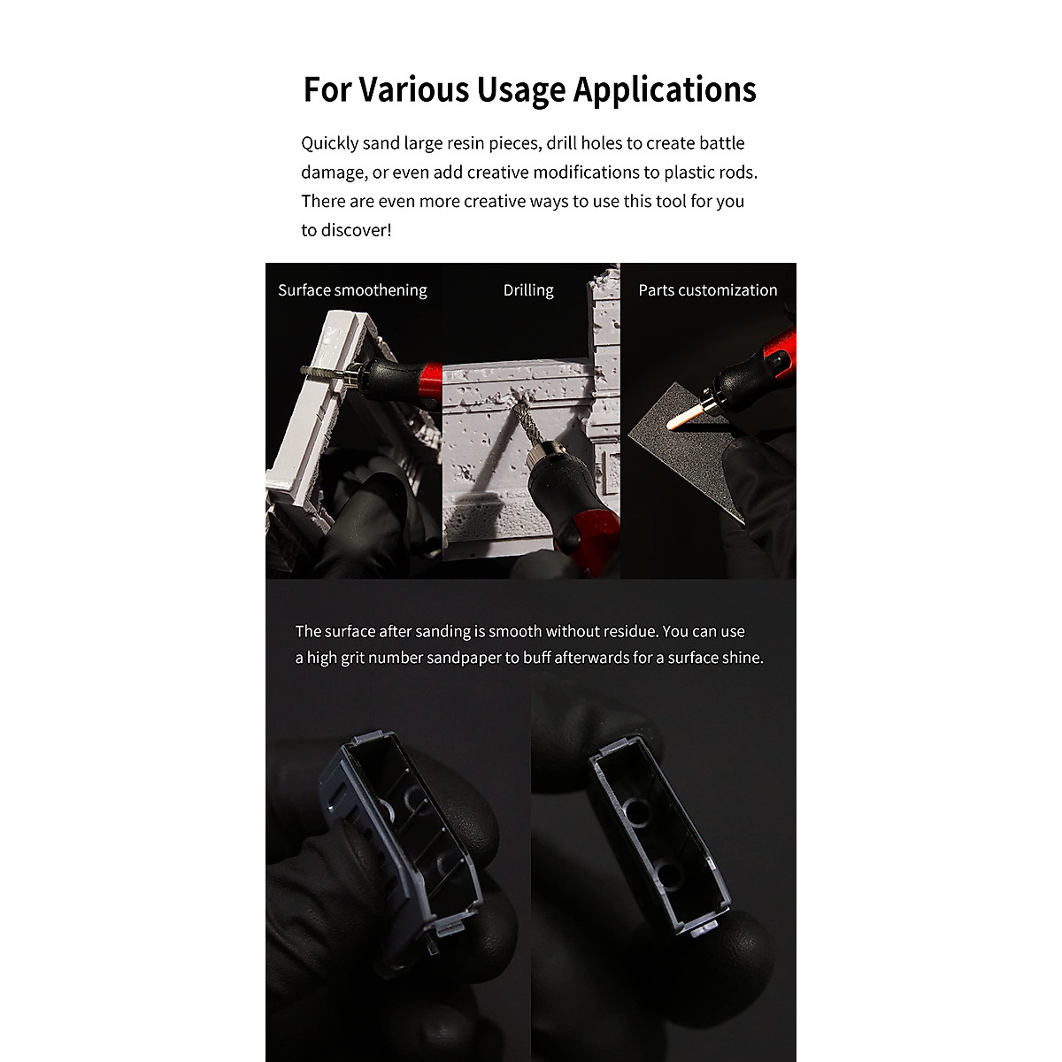 USB Charge Portable Electric Micro Sanding Pen For Hobby Model Craft,Sanding, Polishing, Drilling, Etching, Engraving, DIY Crafts (ES-P sanding pen)