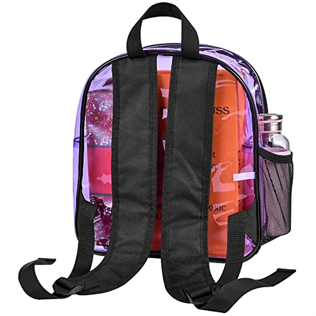 USPECLARE Clear Backpack for Stadium Approved 12×6×12, Water proof Clear Bag for Stadium Events and Concert Work Sport Event