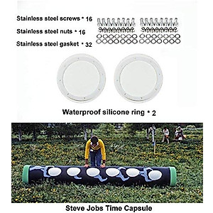 19.6" Stainless Steel Time Capsule Waterproof Container/Storage Future Gift Buri