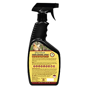 Coop Care Chick Fresh - Odor Control Spray for Backyard Chickens. Eliminator of Chicken Coop & Brooders Odor & Ammonia! 24 oz Poultry Spray Bottle Poultry Supplies from