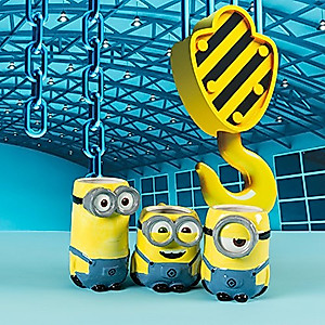 Zak Designs Despicable Me Kevin Minion 3D Sculpted Ceramic Coffee Mug for Hot Drinks, 14 oz