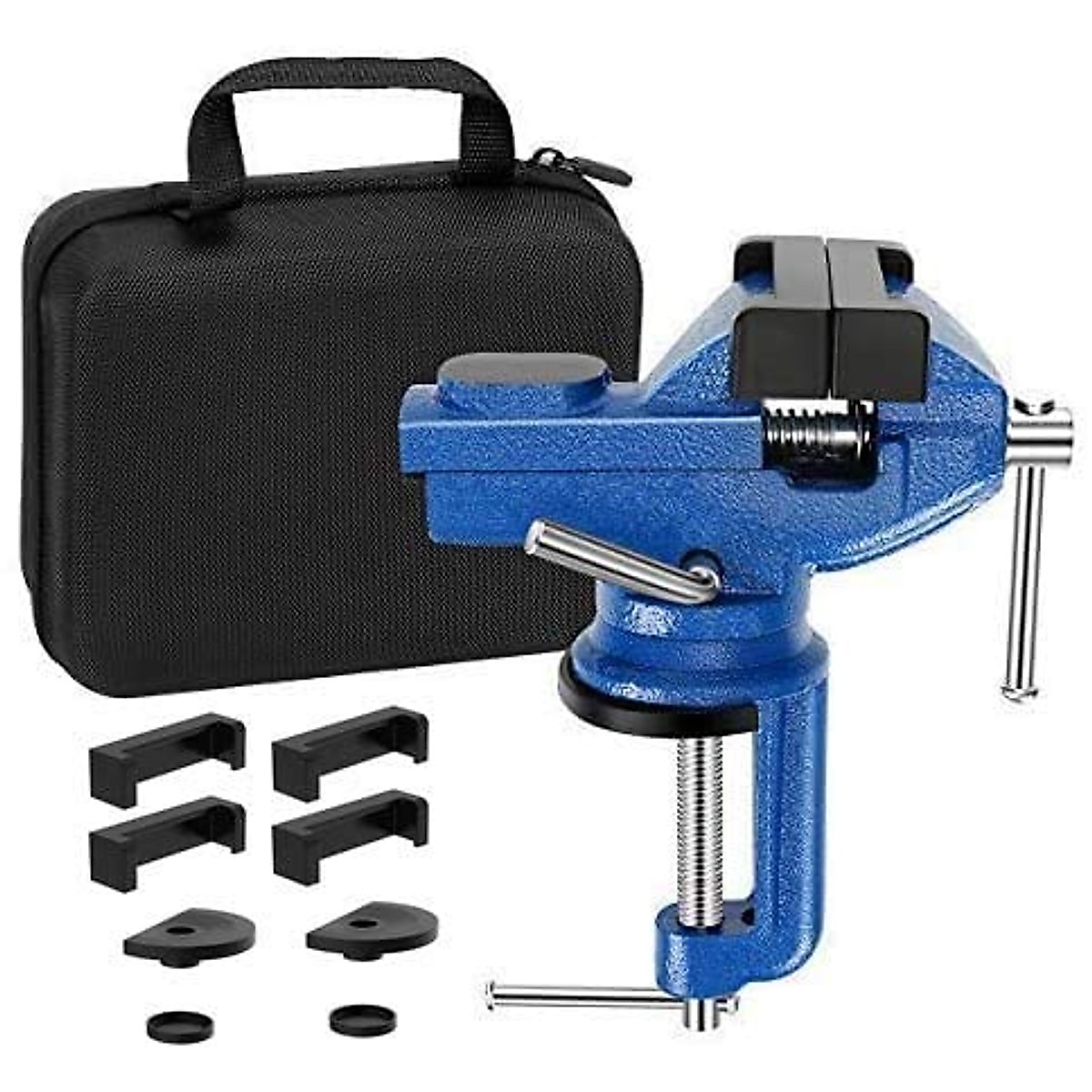 Vise Universal Rotate 360° Work Clamp-on Vise Table Vise, 3"