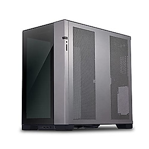 LIAN LI O11 Dynamic EVO Gaming PC Case E-ATX Desktop Computer Case - Mid Tower Chassis with Flexible Mode and Configuration, Tempered Glass Panel, USB Type-C Port, Easy Cable Management (Harbor Grey)