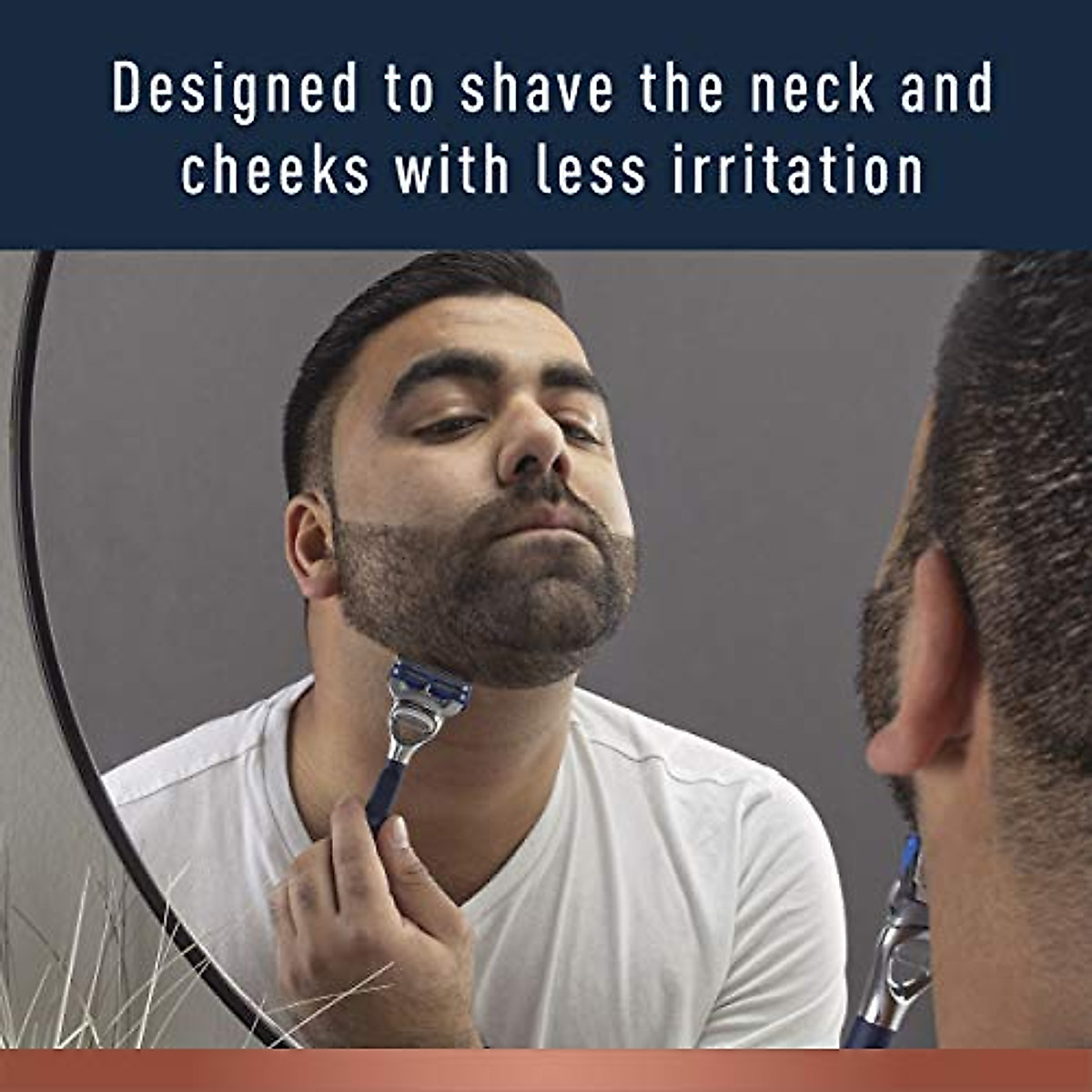 King C. Gillette Neck Razor Blades, 4 Count