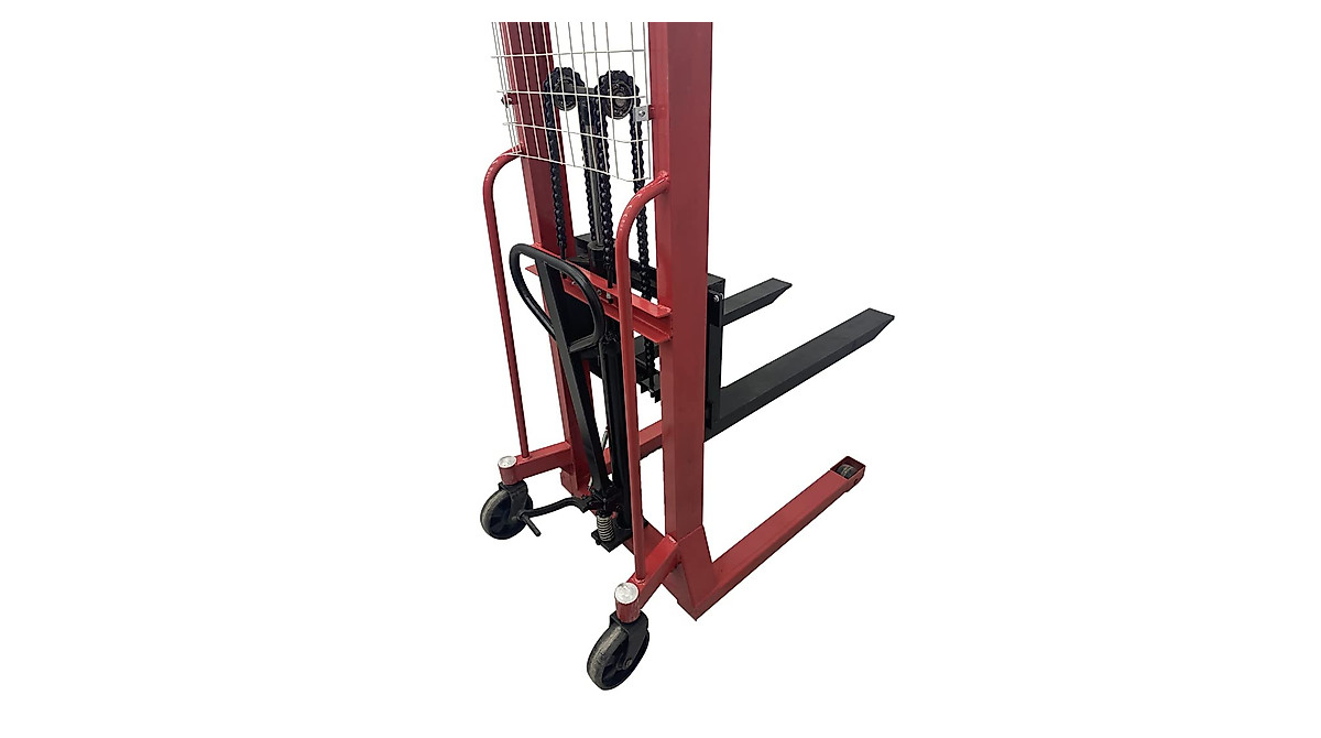 TECHTONGDA Hydraulic Hand Pump Stacker - 2200lbs Capacity