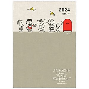 Hallmark Snoopy Japan Notebook 2024 A5 Monthly Family Notebook, Friends and Letter 824-624 (Begins December 2023)