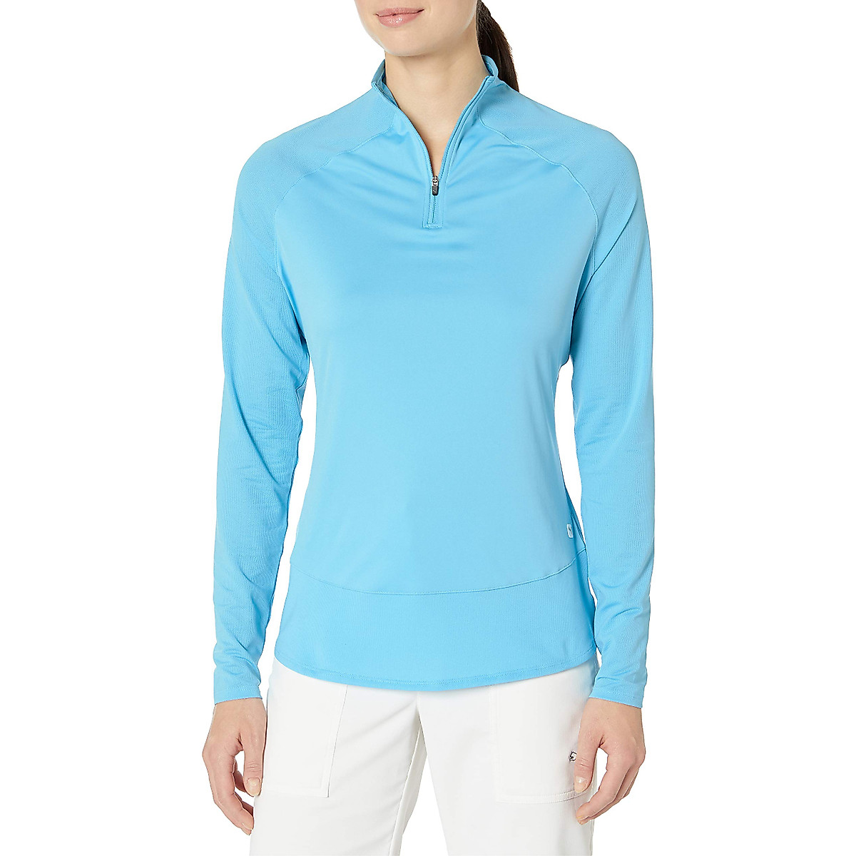 Puma Golf 2020 Women's Mesh 1/4 Zip, Ethereal Blue, Double x Large