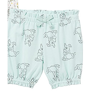 Amazon Essentials Disney | Marvel | Star Wars | Princess Baby Girls' Bloomer Shorts, Pack of 3, Bambi Nature, 18 Months