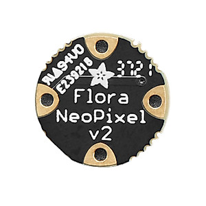 Adafruit Flora RGB Smart NeoPixel Version 2 - Pack of 4 [ADA1260]