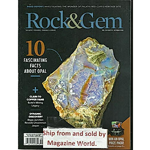 ROCK & GEM MAGAZINE, THE EARTH TREASURES * MINERALS & JEWELRY * OCTOBER, 2020