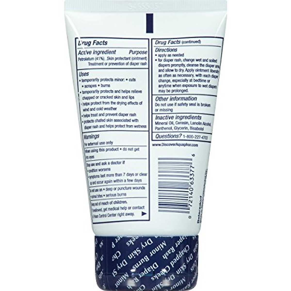 Aquaphor Baby Healing Ointment, 3 oz (85 g)