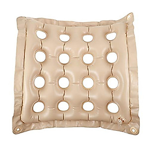 WINOMO Air Inflatable Seat Cushion Foldable Portable Pressure Relieving Chair Cushion Blow Up Wheelchair Pad for Office Chair Dining Room Chair Car Seat Complexion