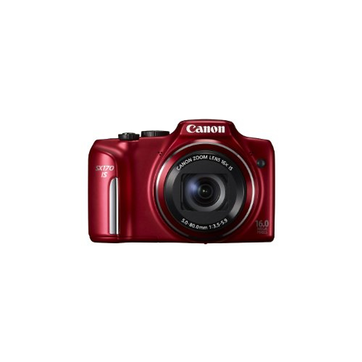 Canon PowerShot SX170 IS 16.0 MP Digital Camera, Red (discontinued by manufacturer)