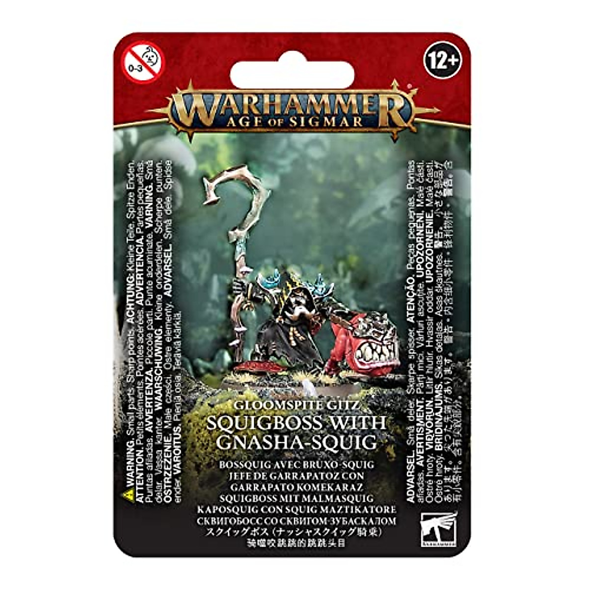 Warhammer Age of Sigmar - Gloomspite Gitz: Squigboss with Gnasha-Squig