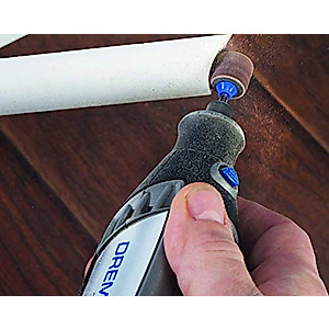 Dremel SC407 EZ SpeedClic Sanding Bands and Mandrel, Set of 2 Sanding Bands 13 mm (Grit 60/120) and 1 EZ SpeedClic Mandrel for Sanding, Shaping and Smoothing Wood and Plastic Materials