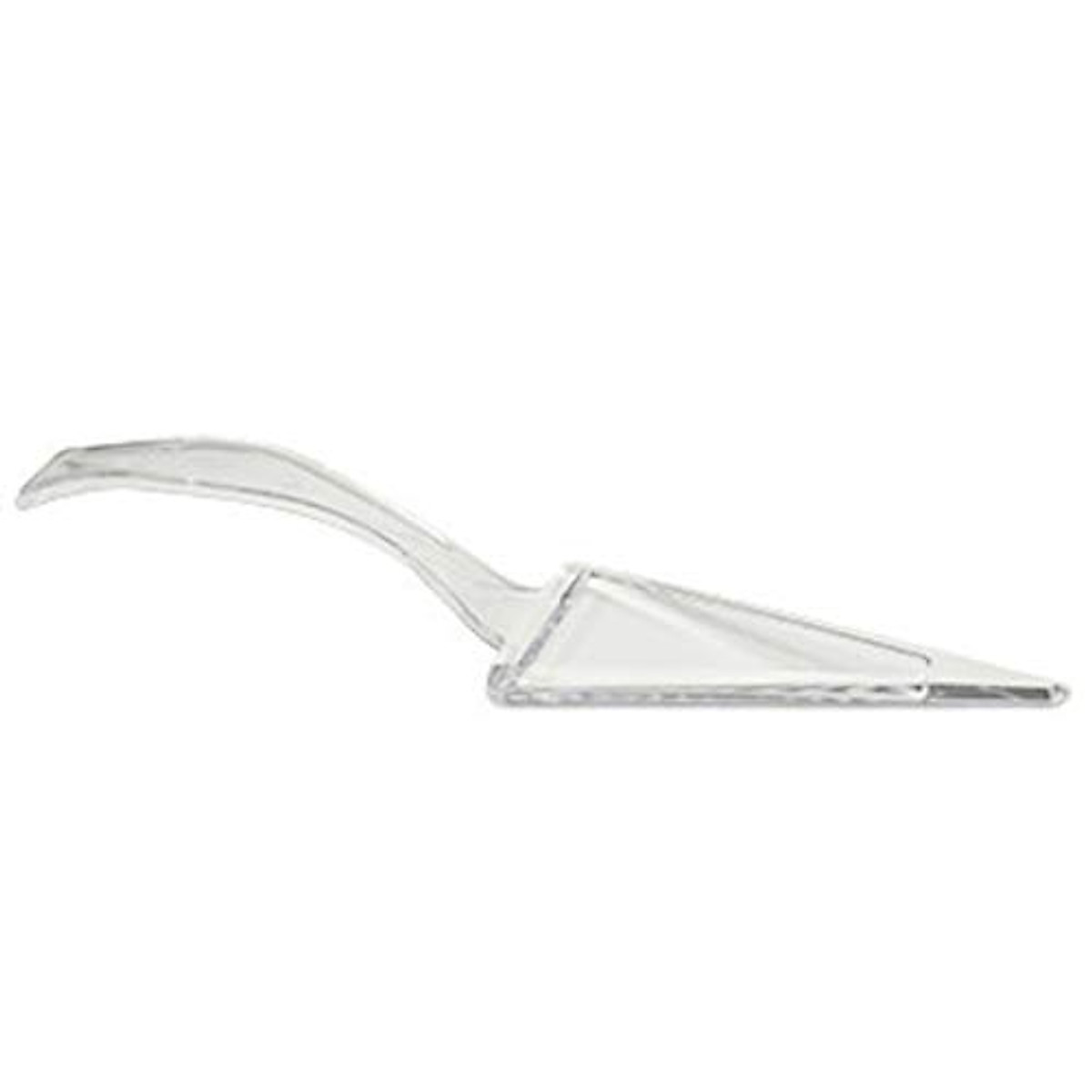 12 Pack Clear Plastic Cake Servers Dessert Servers 10 inch cake slicer Pizza Pie Server Cake Knife or Disposable Cake Cutter Plastic Spatula For Serving Platter Kitchen Knife