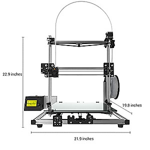3IDEA Imagine Create Print Crazy3DPrint CZ-300 3D Printer - with Heated Print Bed, Aluminum DIY Kit, Large Build Area of 300x300x300mm