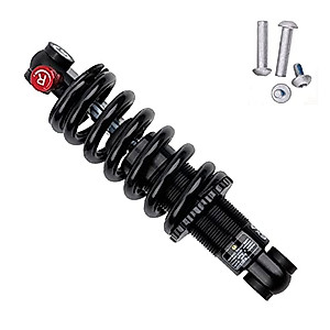 LvTu MTB/DH Bike Rear Shock Absorber Coil Spring Suspension 125mm/ 150mm/ 165mm/ 190mm for XC, Electric Bikes, Scooter, Wheel Chair, Folding (Color : 165mm, Size : 1800Lbs)
