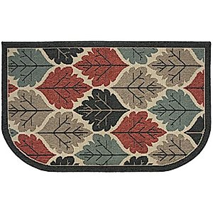 Pilgrim Home and Hearth Pilgrim Fireplace Hearth Rug, 46" x 28", Beautiful