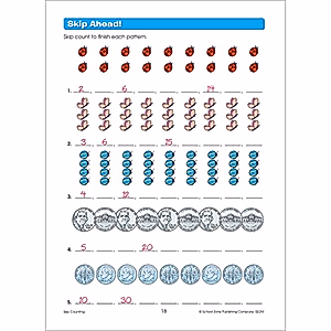 School Zone - Multiplication Facts Made Easy Workbook - 64 Pages, Ages 8 to 10, 3rd Grade, 4th Grade, Math, Skip Counting, Arrays, Word Problems, and More (School Zone I Know It!® Workbook Series)