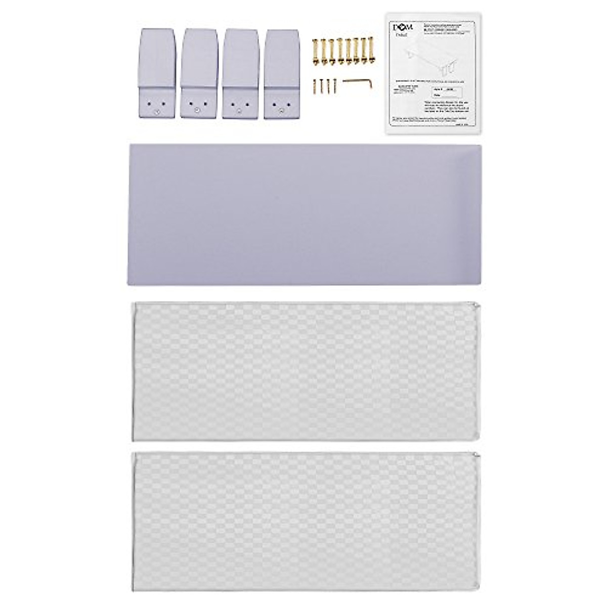 Dream On Me 649B-LI Emma 3 in 1 Toddler Bed Convertible Kit, Lavender Ice