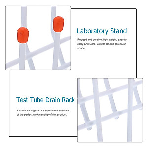 Viupolsor Lab Drying Rack 24 Pegs Lab Glassware Rack Wire Glassware Drying Rack Wall Mount/Freestanding Lab Glass Drying Rack