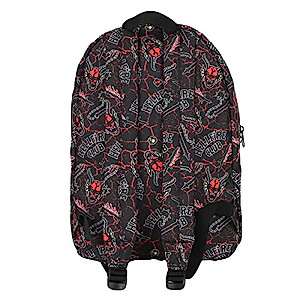 Bioworld Stranger Things Hellfire Club AOP Black Laptop Backpack