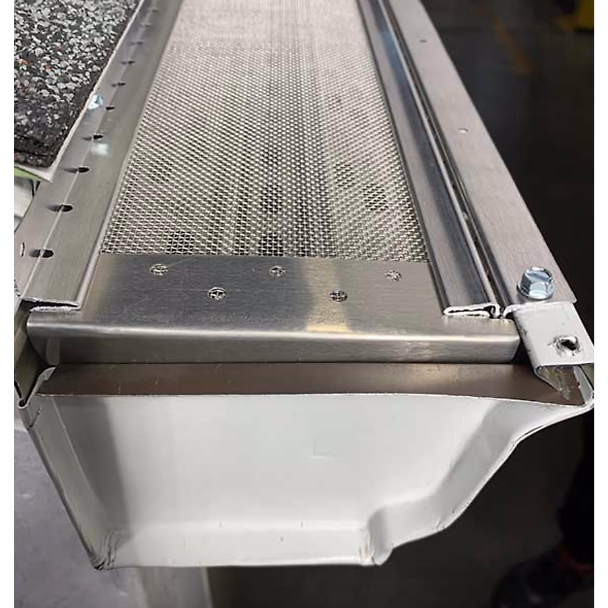 Extreme Flo 6" Gutter Guard - Stainless Steel Micro Mesh Gutter Guards, includes 25 Pieces, 100 ft. (Aluminum, 6-inch)