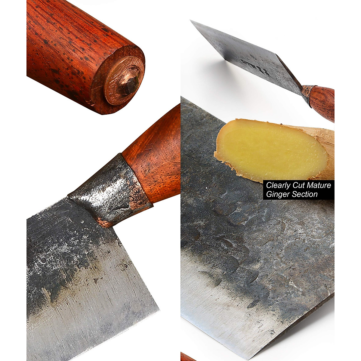 臻三环 ZhenSanHuan HandHammered Forged Kitchen Knife Cleaver
