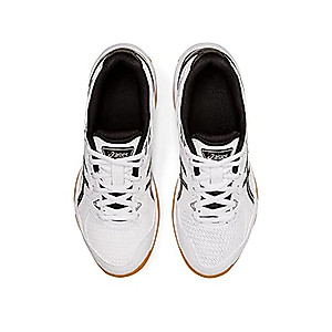 ASICS Women's Gel-Rocket 10 Indoor Sport Shoes, 10, White/Black