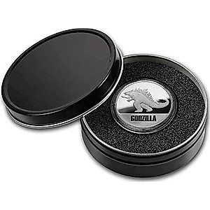2021 DE Modern Commemorative PowerCoin Godzilla 1 Oz Silver Coin 2$ Niue 2021 1 Oz Proof