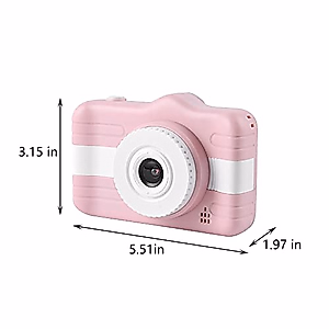 1080p Front Rear Dual Cameras Digital Camera for Kids Photography Video Durable Easy to Use Video Selfie Record Life Digital Camera Digital Action Camera Students Teens