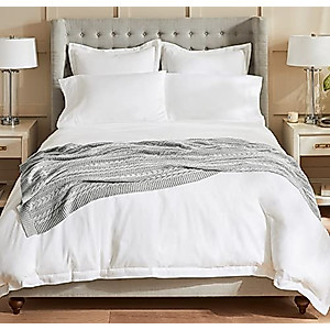 BOLL & BRANCH Cable Knit Throw Blanket – Luxurious 100% Organic Cotton Bedding – Soft, Lightweight, Breathable and Cozy – Timeless Knit Design – 50 x 70, Heathered Pewter