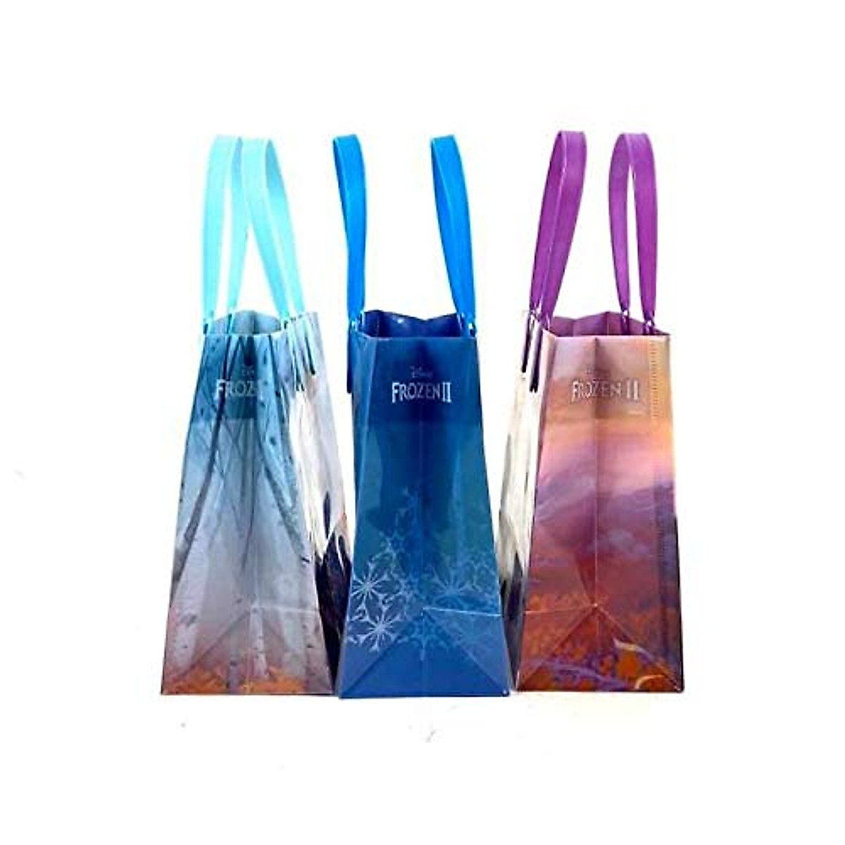 Four-seasonstore Frozen 2 - Elsa, Anna & Olaf Premium Quality Party Favor Goodie Small Gift Bags Color 12pcs ?